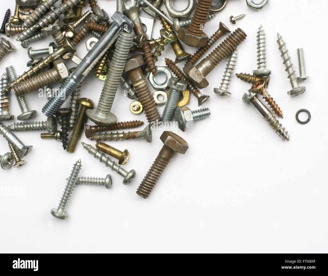 Pile of nuts and bolts hi-res stock photography and images - Alamy