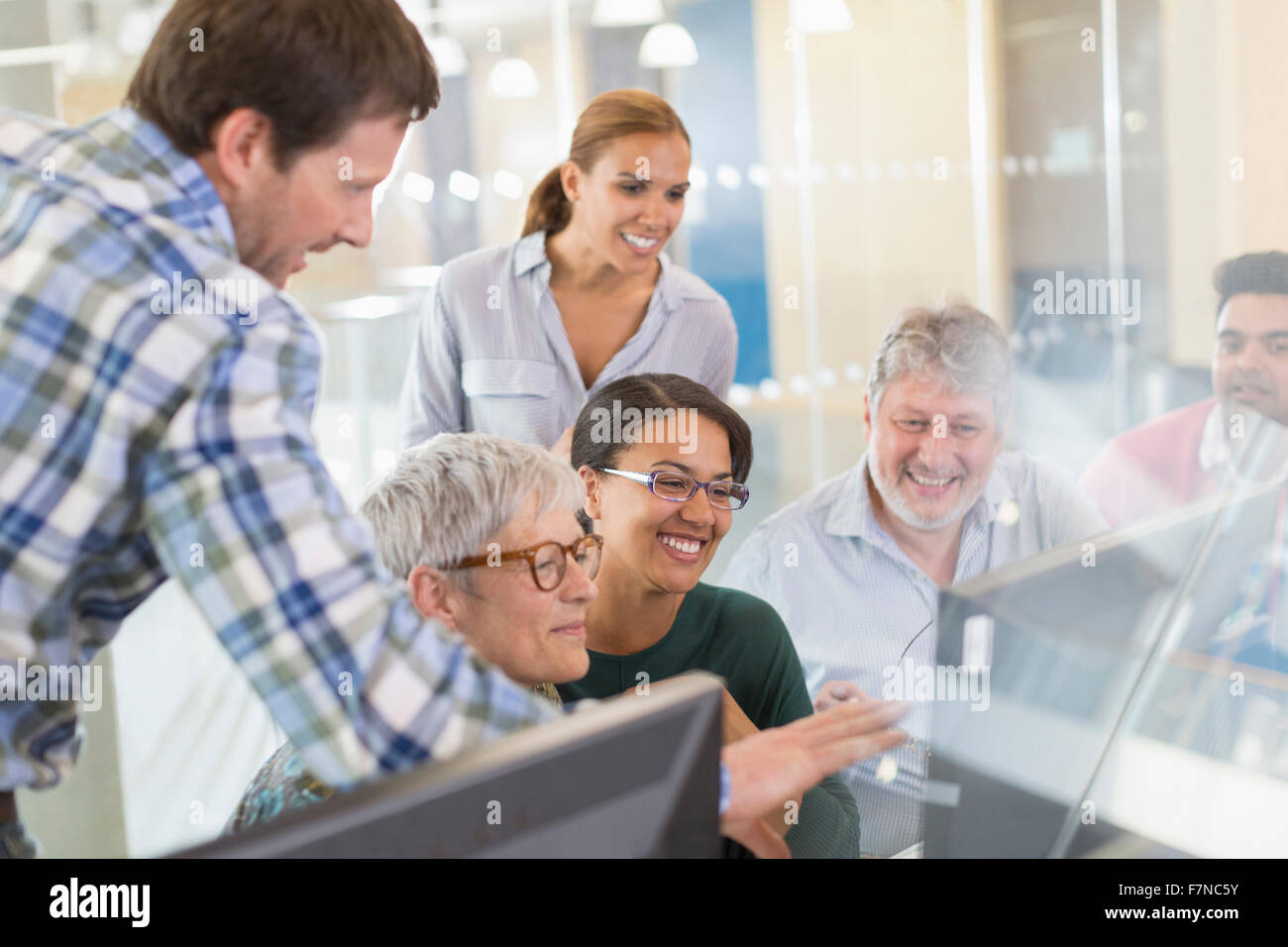Adult African Student Learning Computer High Resolution Stock ...