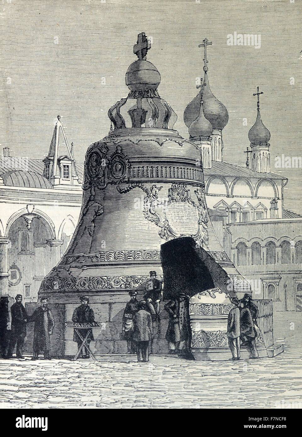Engraving of the bell of moscow hi-res stock photography and images - Alamy