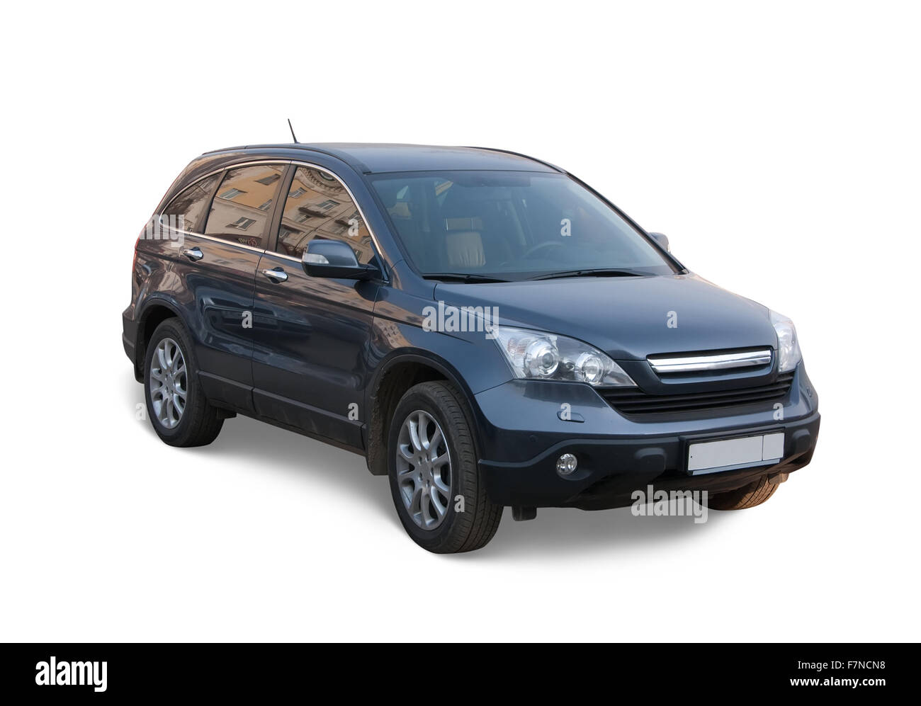 Black car on white. Isolated whith clipping path Stock Photo - Alamy