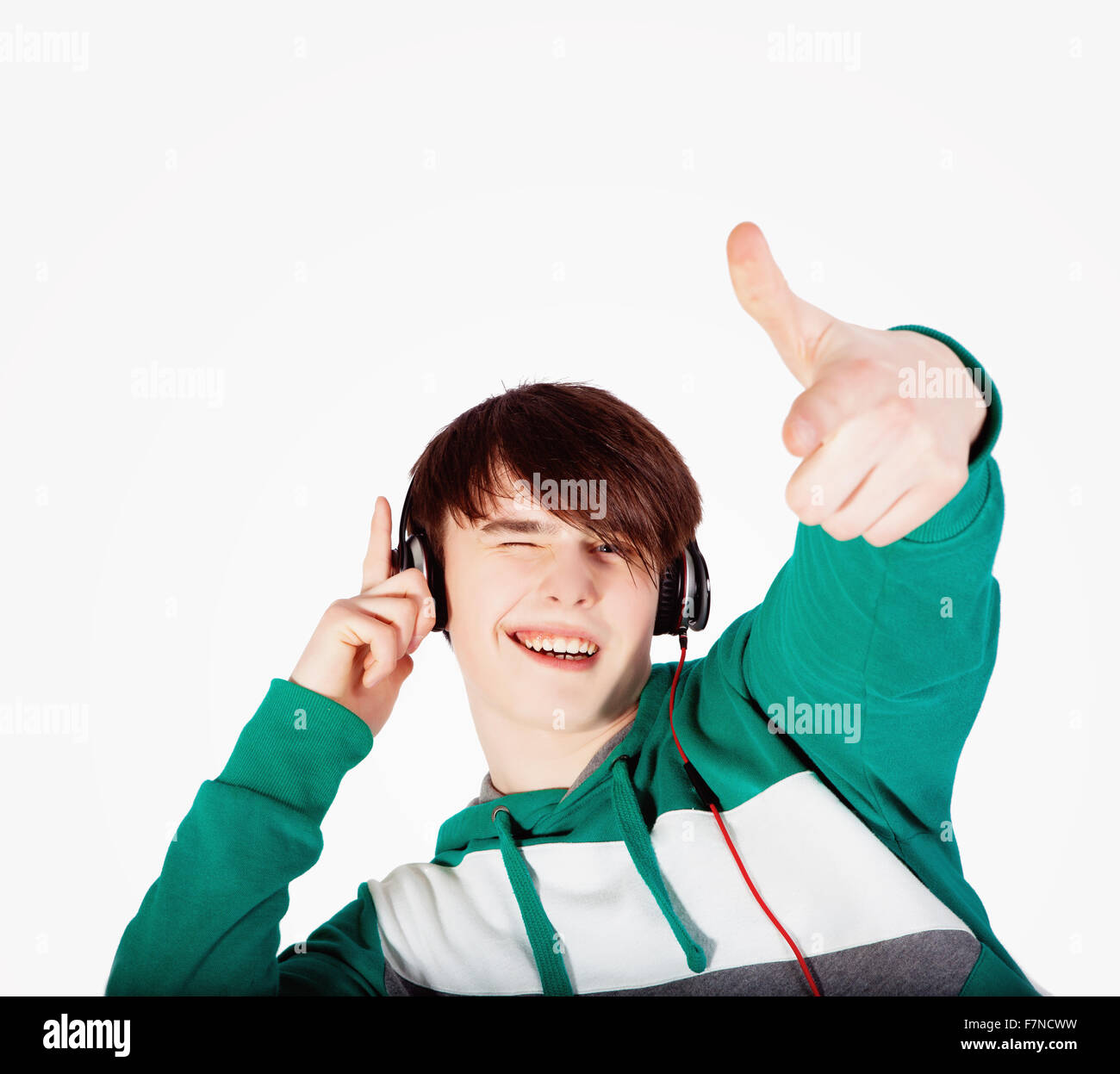 Dancing man in studio Stock Photo - Alamy