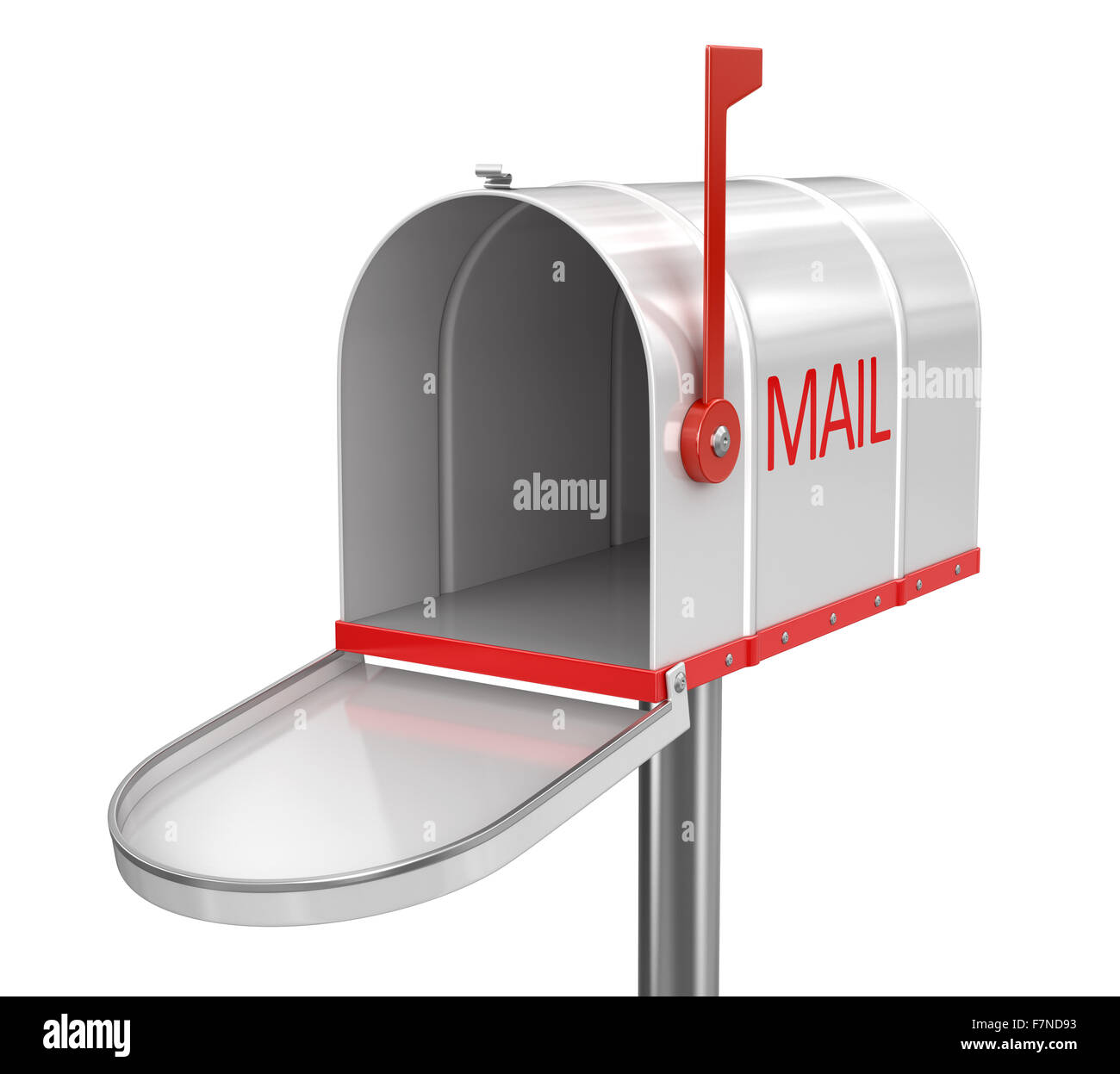 Mailbox (clipping path included Stock Photo - Alamy