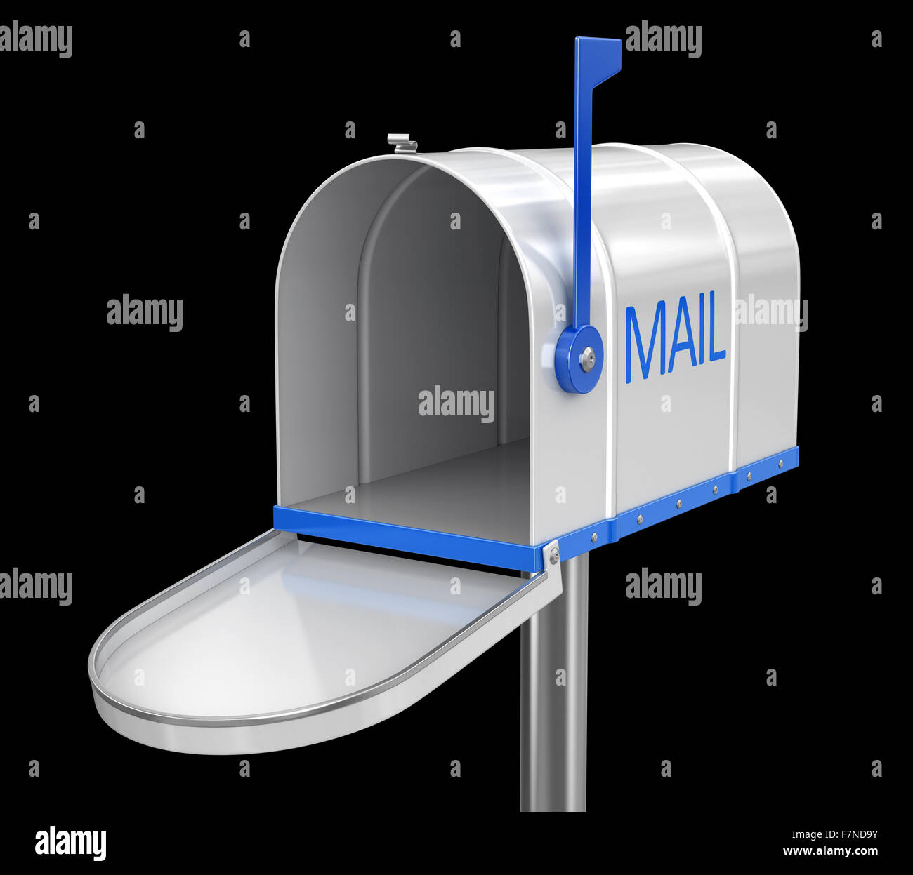 Mailbox (clipping path included Stock Photo - Alamy