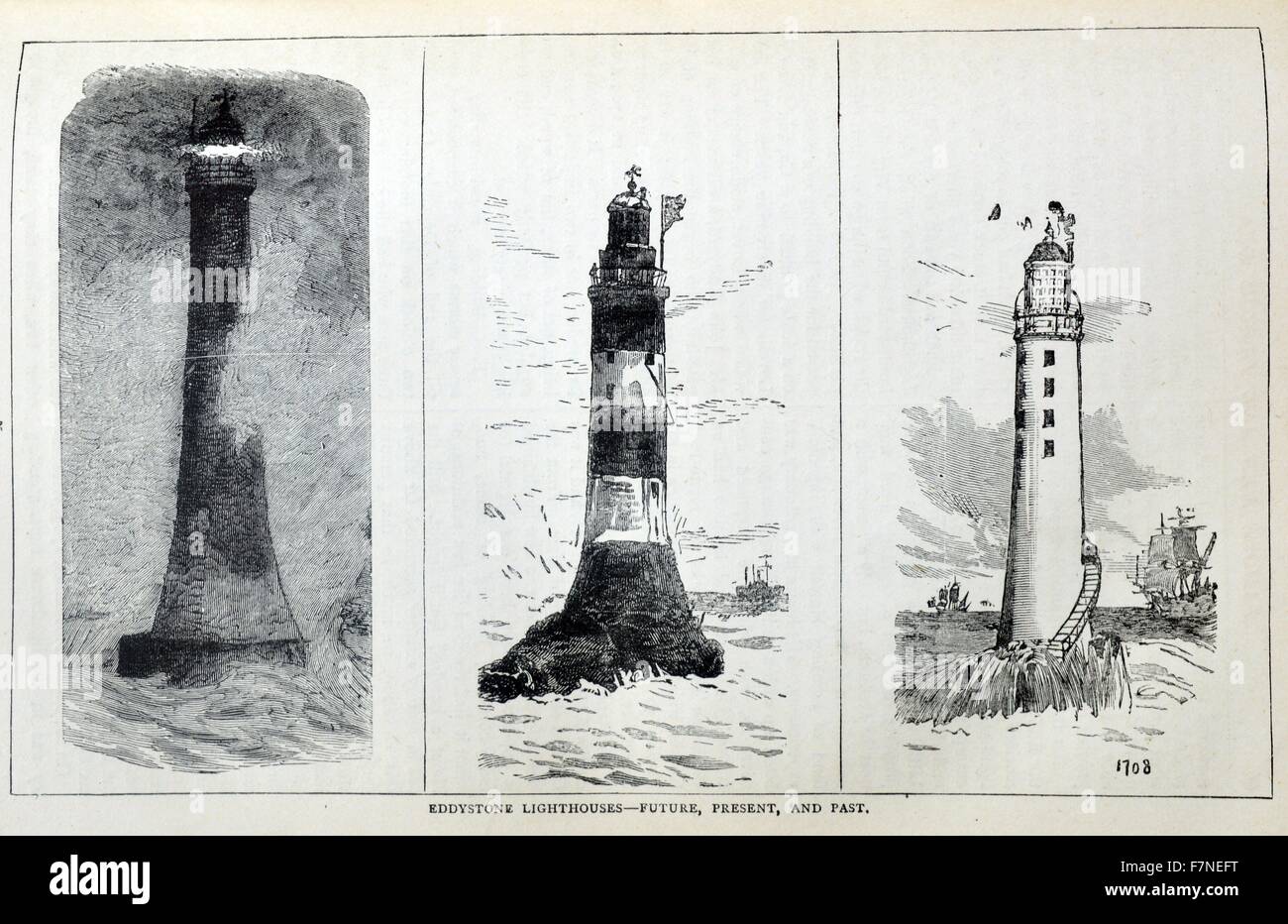 Eddystone lighthouse, future, present and past. The first Eddystone lighthouse was constructed ...