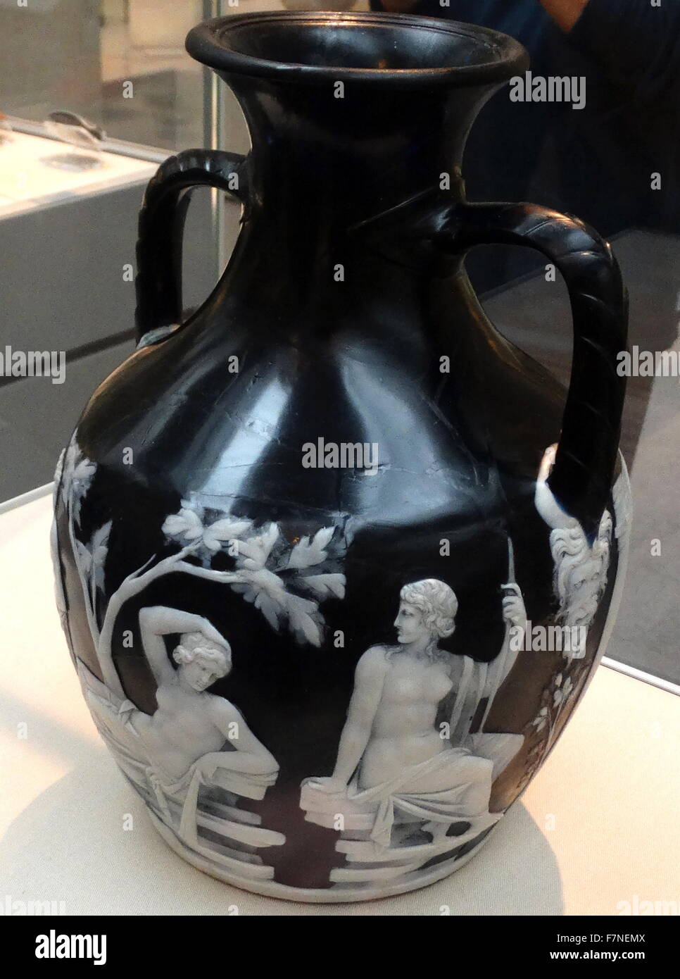 The Portland Vase. Cameo glass, probably made in Rome about 15 BC - AD ...