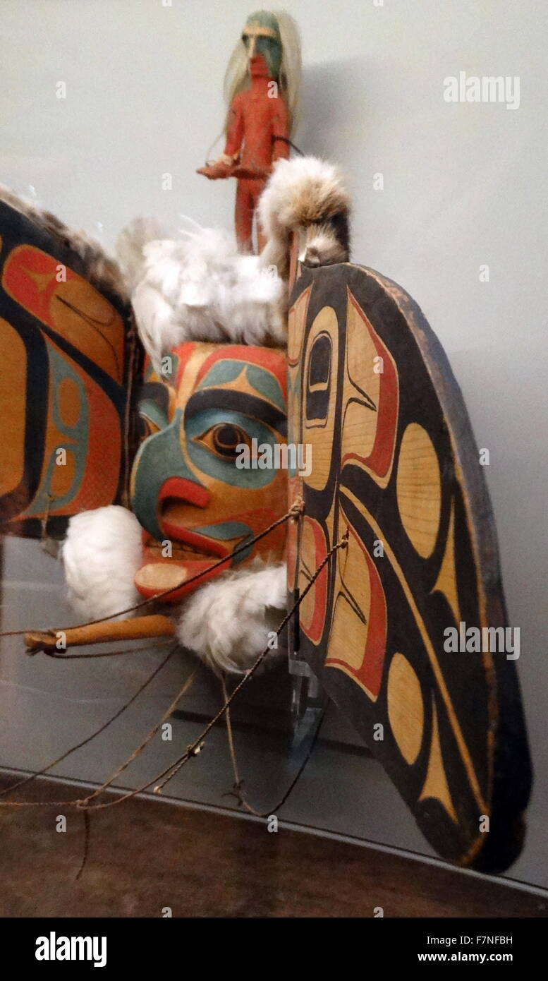 Raven transformation mask made by Chief Charles Edenshaw. From Canada ...