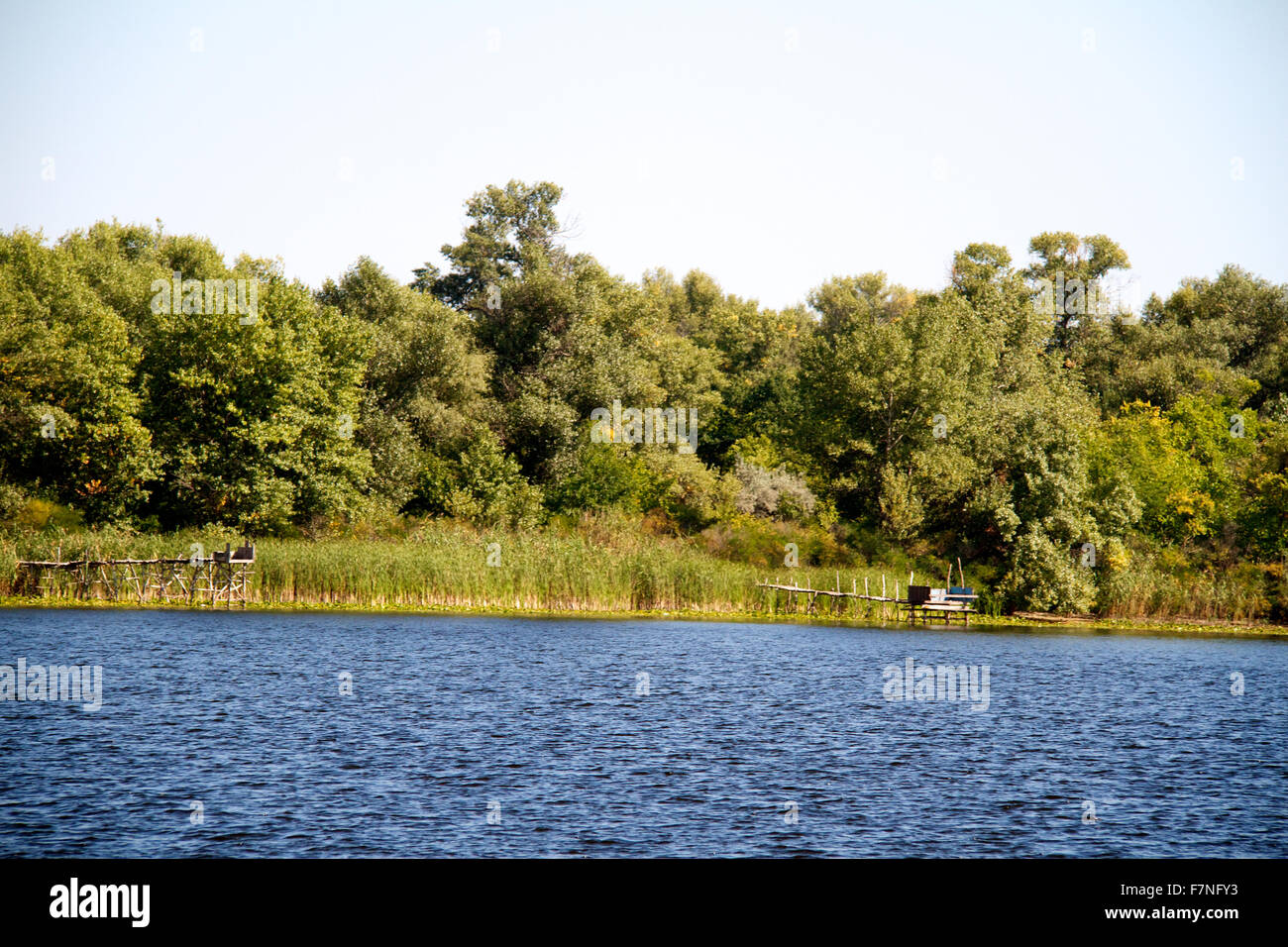 Dnipro river coast in Ukraine Stock Photo - Alamy