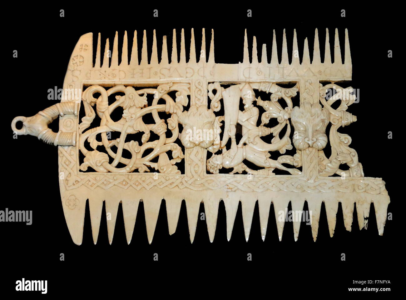 English or Welsh medieval Comb used for the grooming of the priest ...