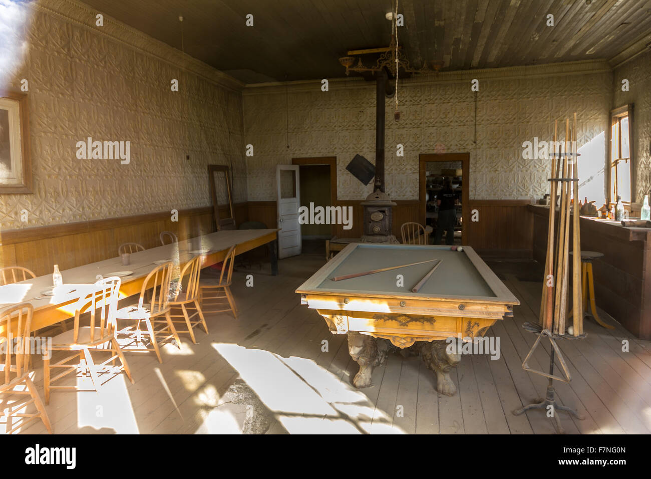 View through the window into old house Stock Photo - Alamy
