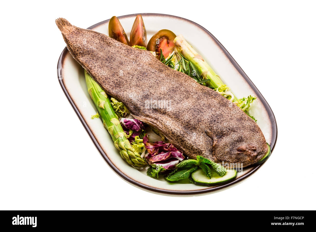 Fish Dover sole Stock Photo - Alamy