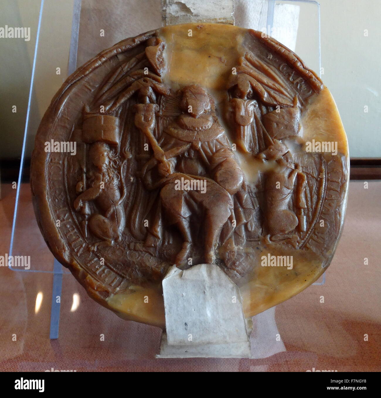 Licence of alienation 1628: Authorisation under the seal of King ...