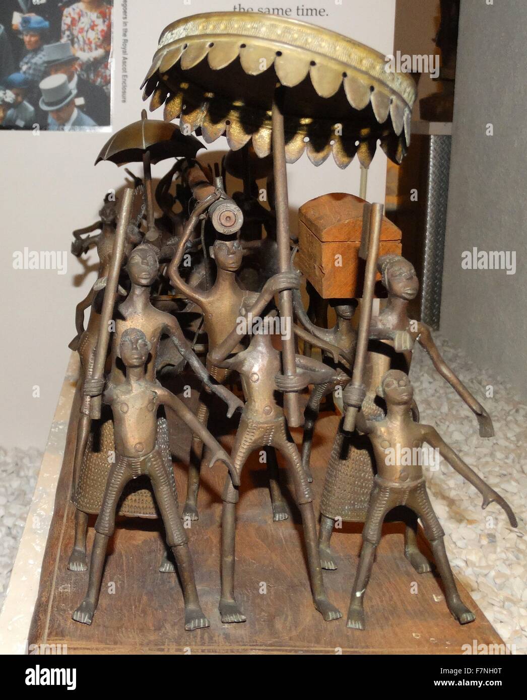 A royal procession, Benin, West Africa, 20th Century. The Fon kingdom ...