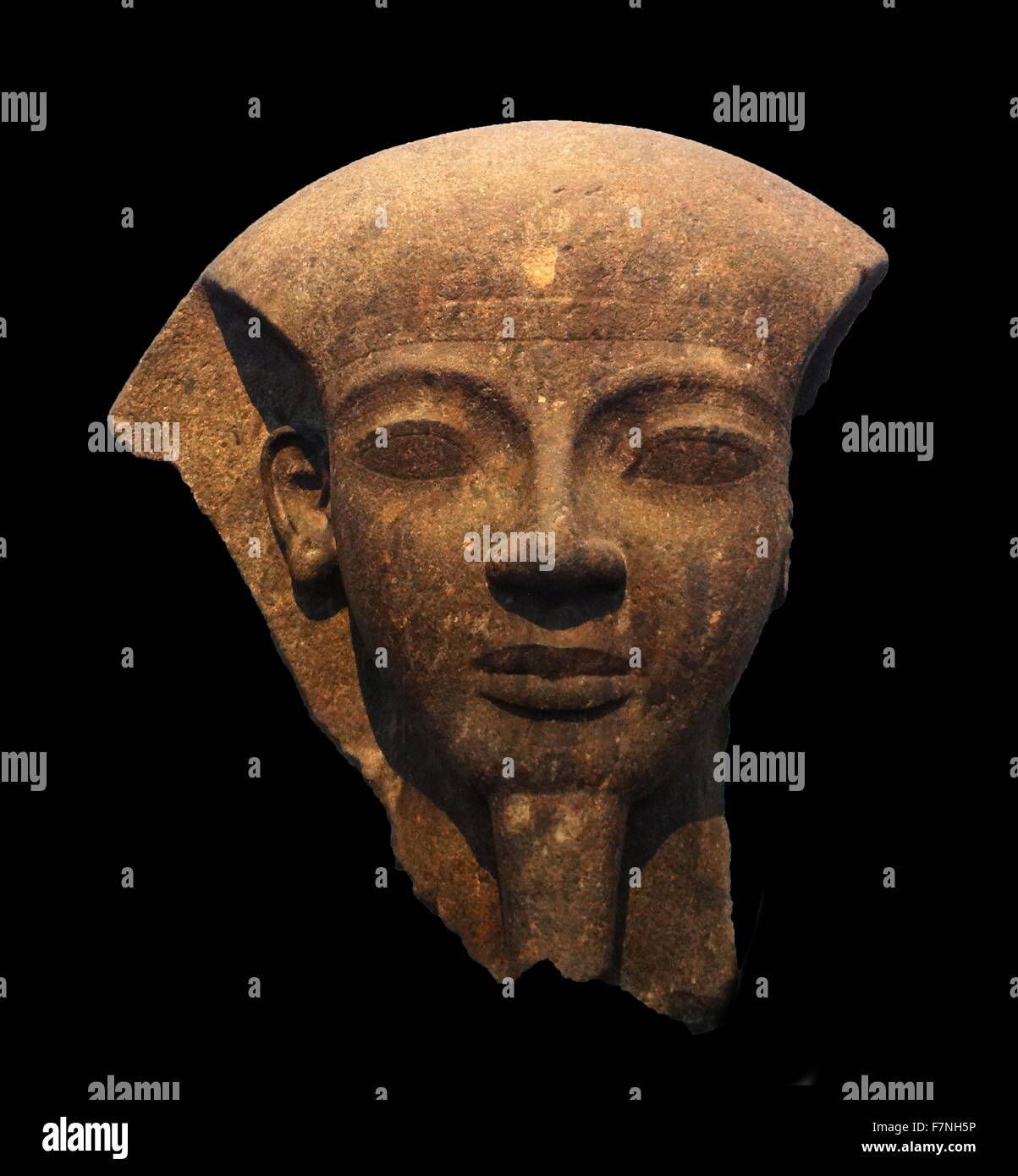 King Ramesses VI. fragment of the lid of the monarch’s mummiform ...