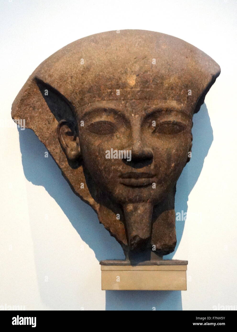 King Ramesses VI. fragment of the lid of the monarch’s mummiform ...