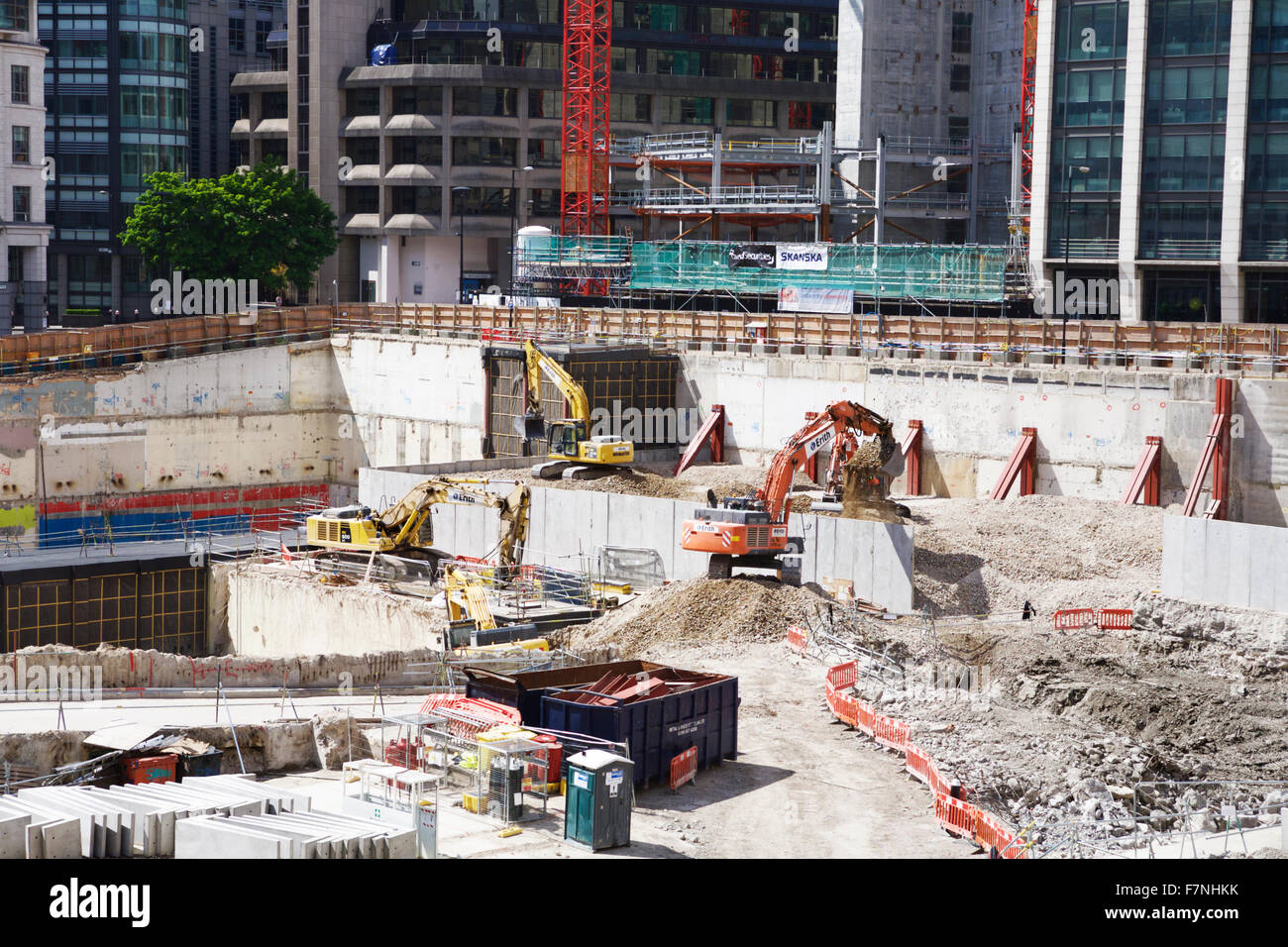 The Fleet Building - redevelopment site, City of London, England, UK ...