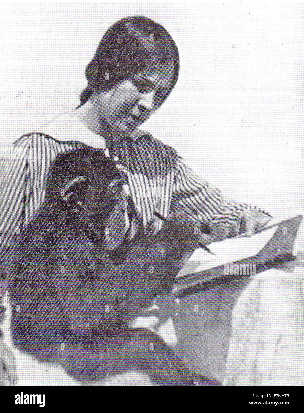 Photograph of Nadia Kohts (1889-1963) a Russian psychologist and ...