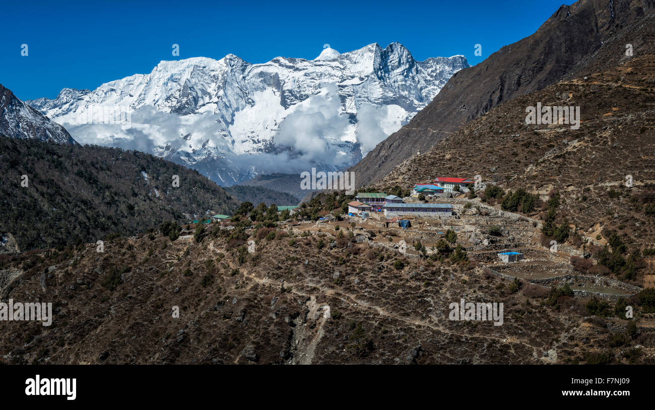 Nepal, Himalaya, Khumbu, Pangboche Stock Photo - Alamy