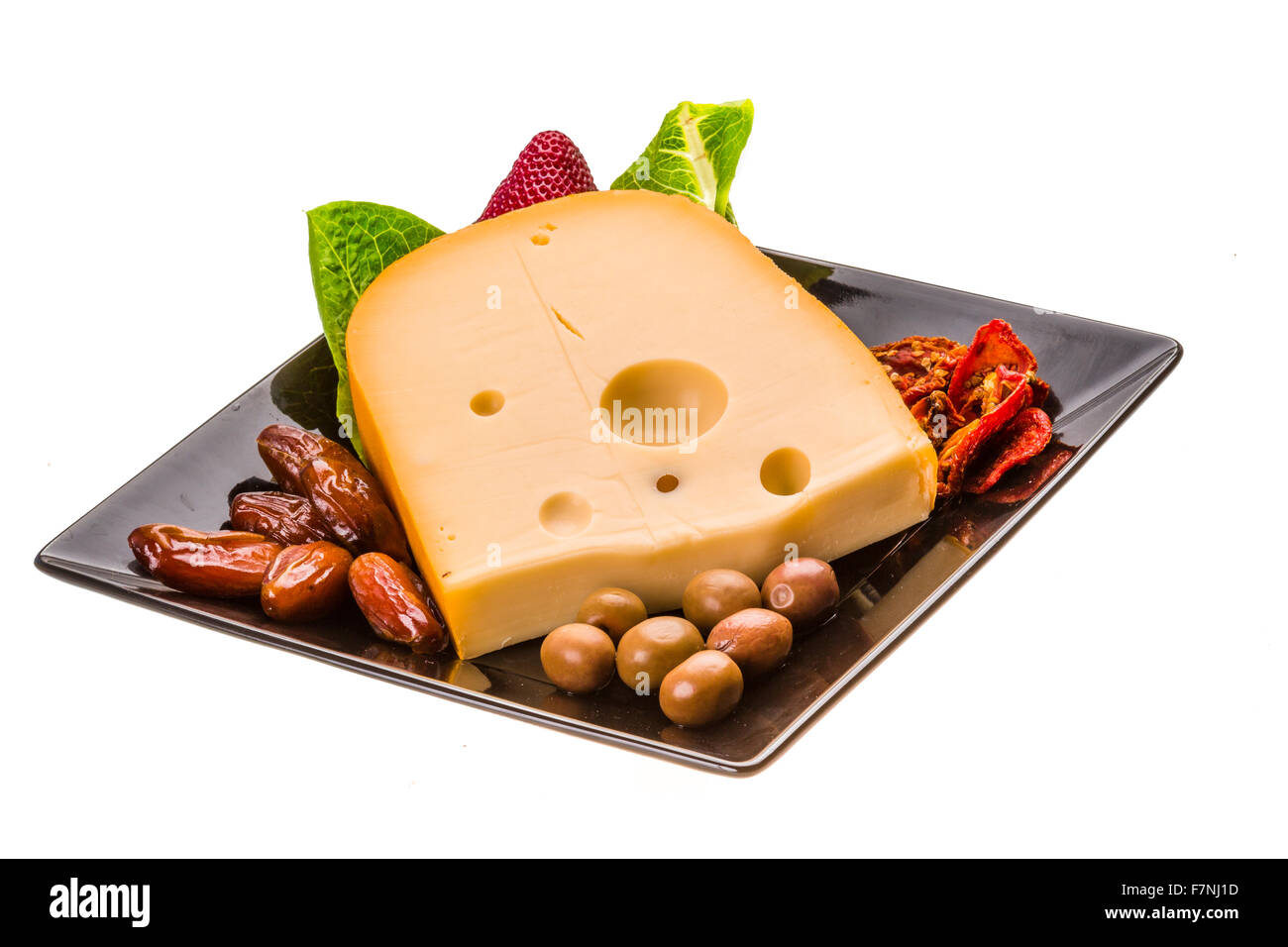 Yellow ripe cheese Stock Photo - Alamy
