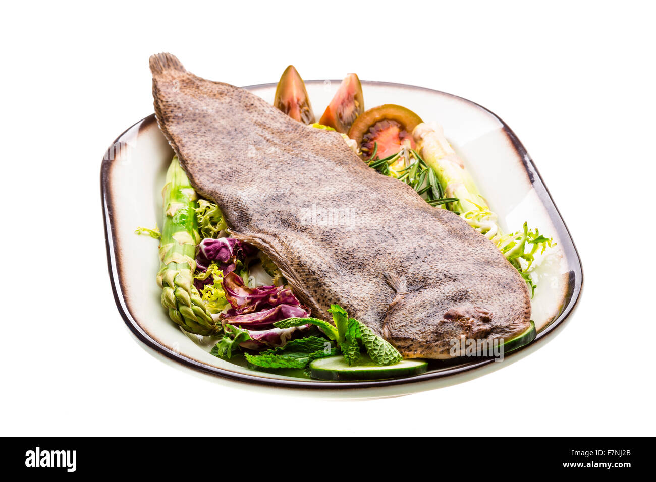 Fish Dover sole Stock Photo - Alamy