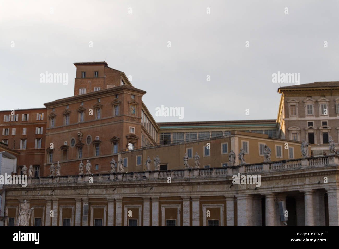 Buildings in Vatican, the Holy See within Rome, Italy. Part of Saint ...