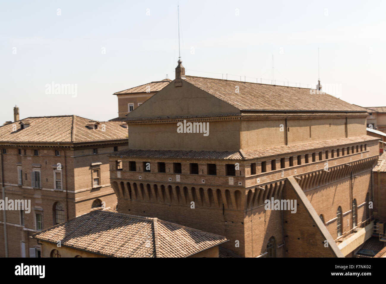 Buildings in Vatican, the Holy See within Rome, Italy. Part of Saint ...
