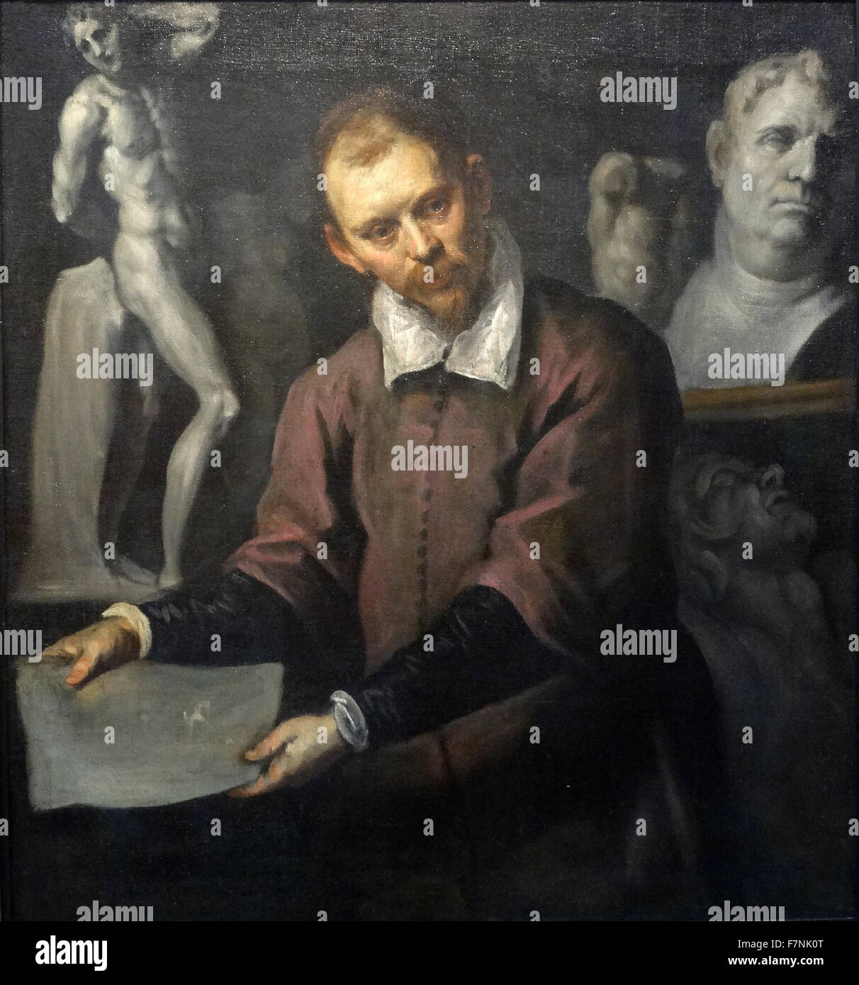 Portrait of a Collector by Palma il Giovane (1544-1628) Italian ...