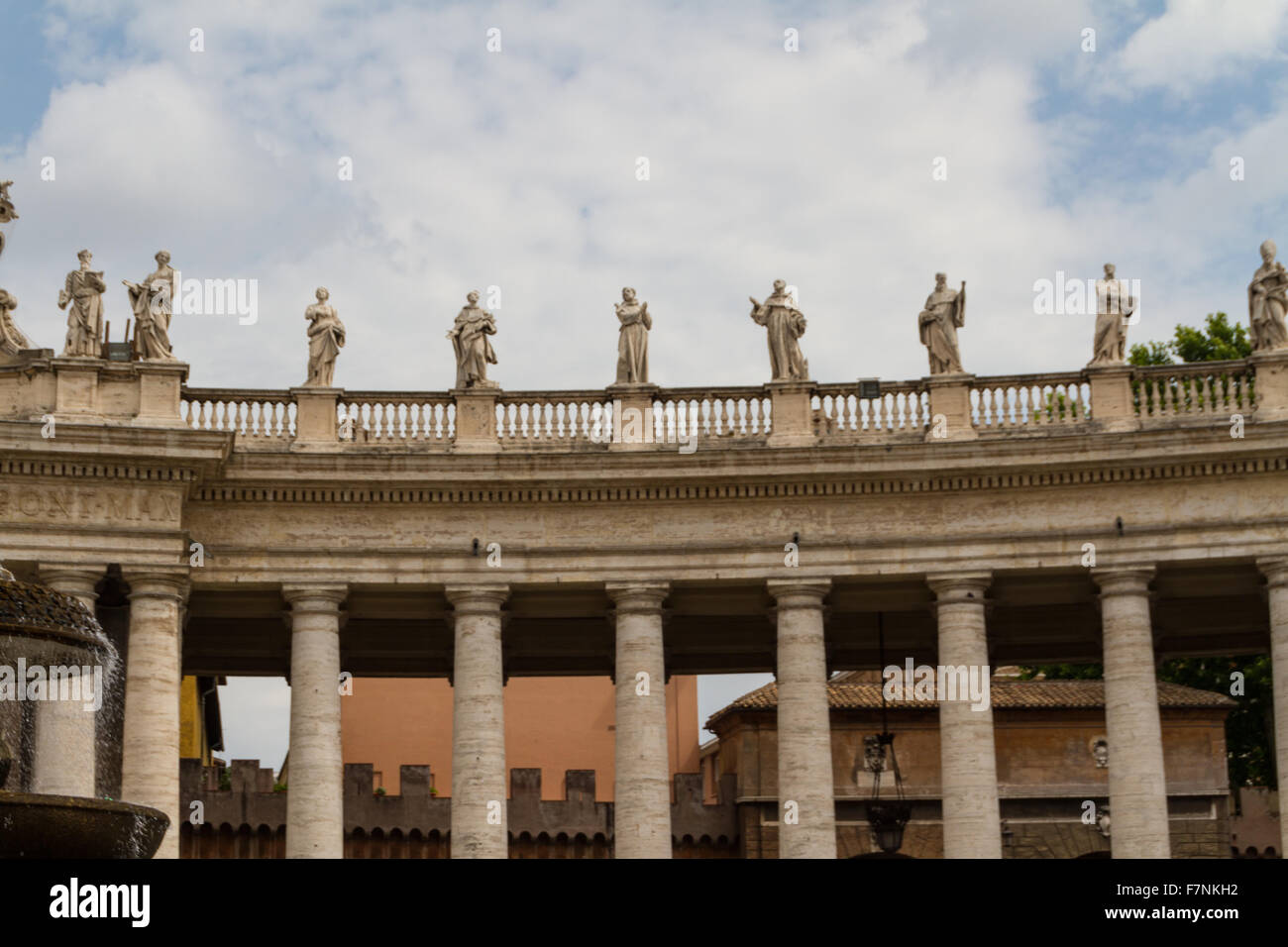 Buildings in Vatican, the Holy See within Rome, Italy. Part of Saint ...