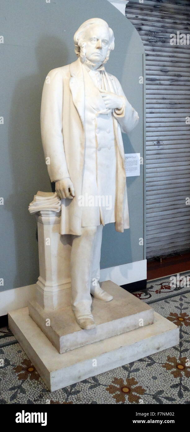 Statue the right honourable john bright hi-res stock photography and ...