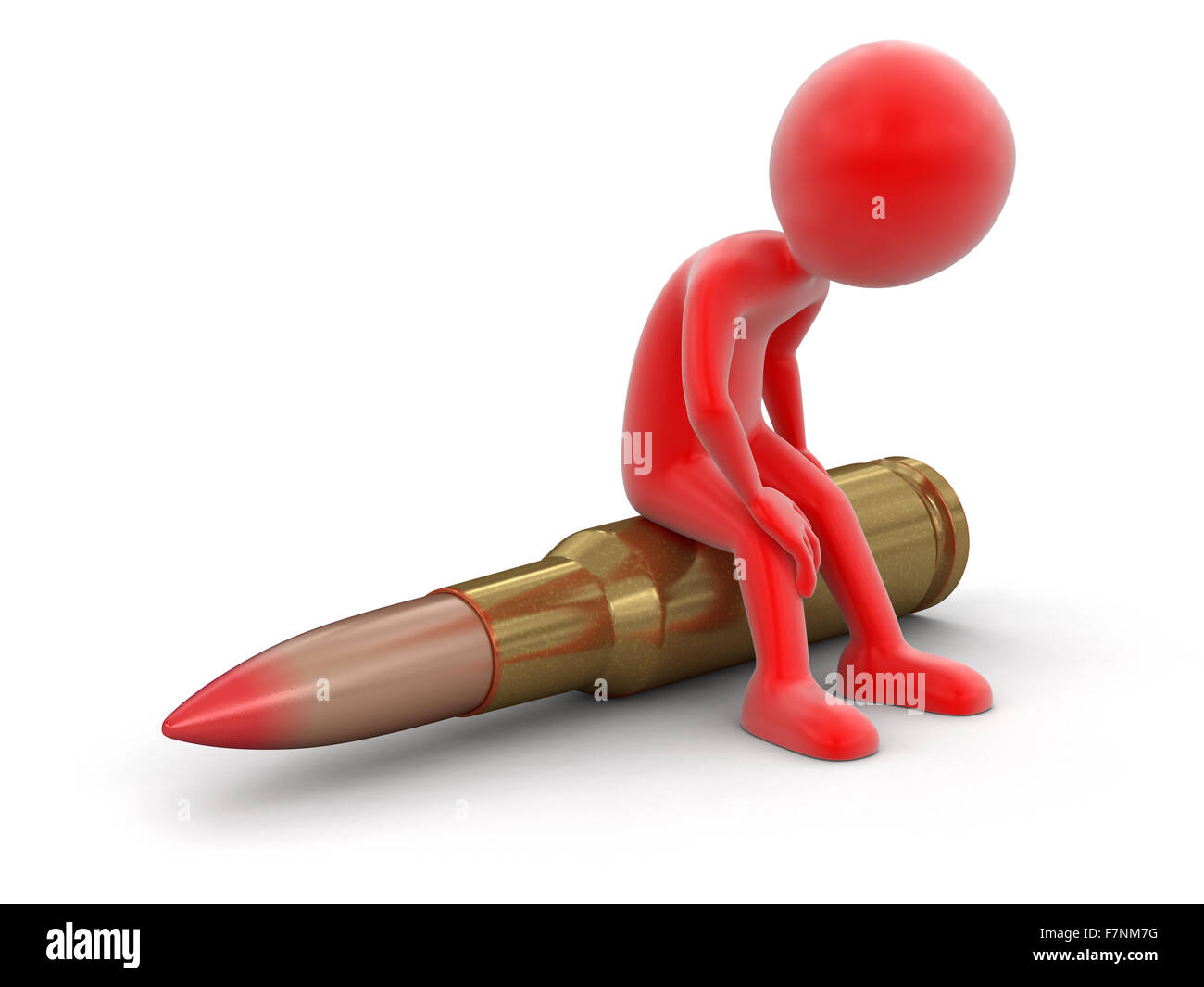 Bullet casings Cut Out Stock Images & Pictures - Alamy