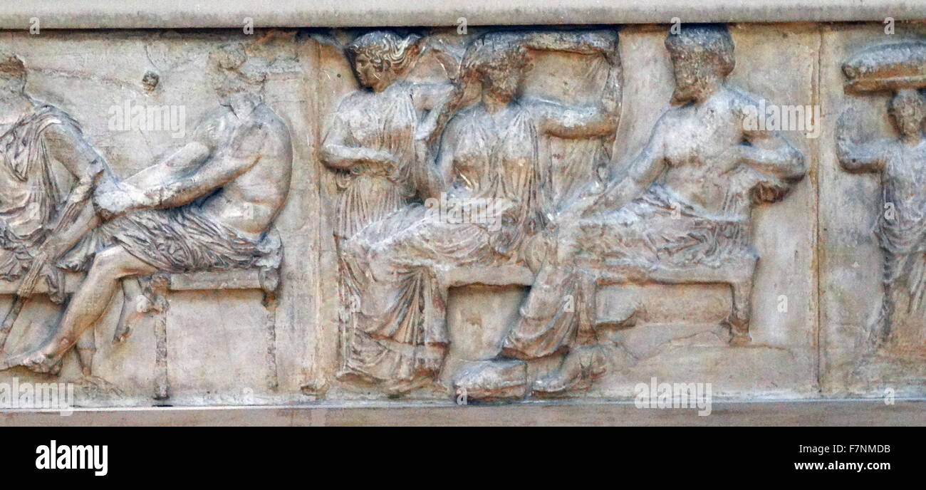 Frieze of the Parthenon dated 432 BC Stock Photo - Alamy