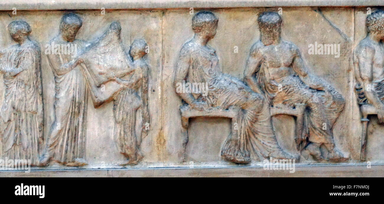 Frieze of the Parthenon dated 432 BC Stock Photo - Alamy