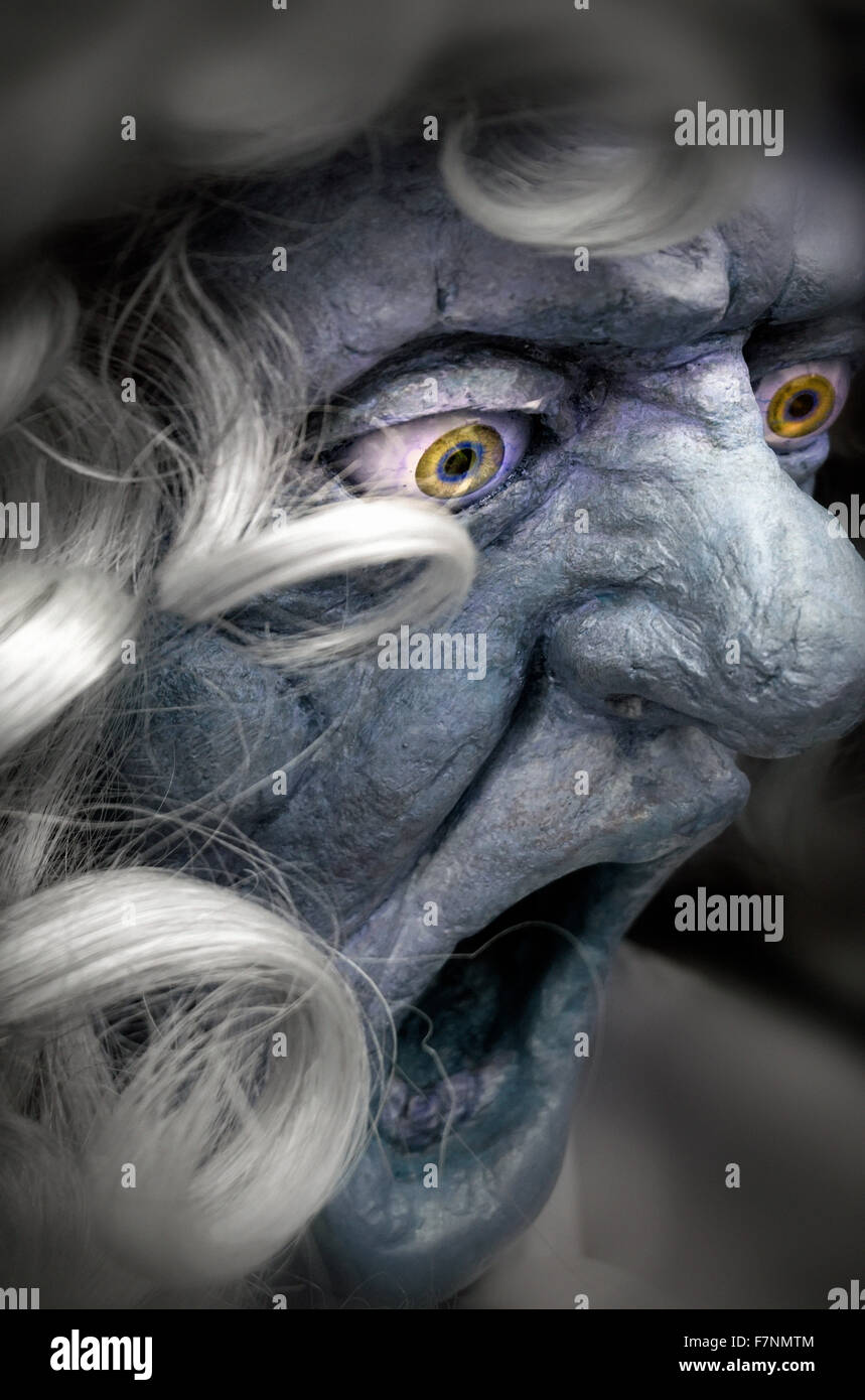 scowling deformed face Stock Photo - Alamy