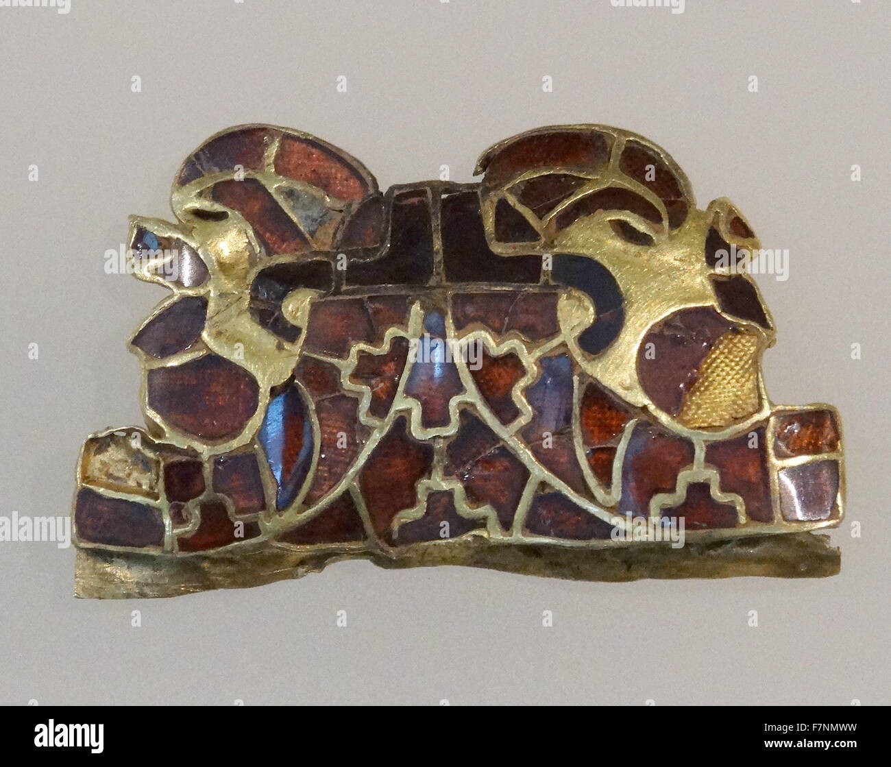 Mount from the Staffordshire Hoard. Dated 6th Century Stock Photo - Alamy