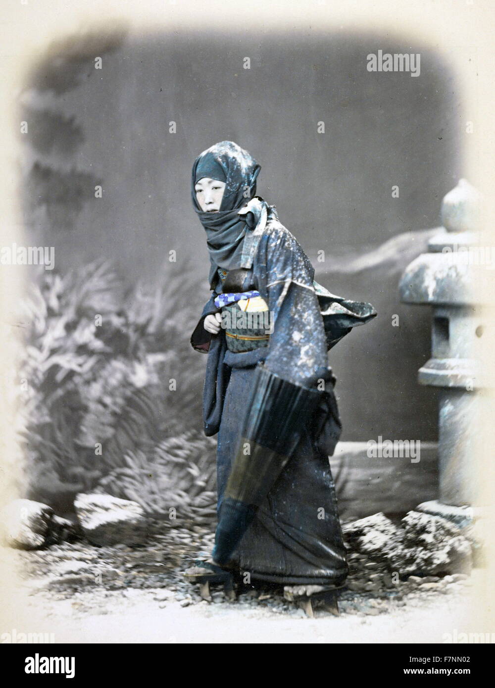 Woman in Winter Dress by Felice Beato. Beato was predominantly known as ...