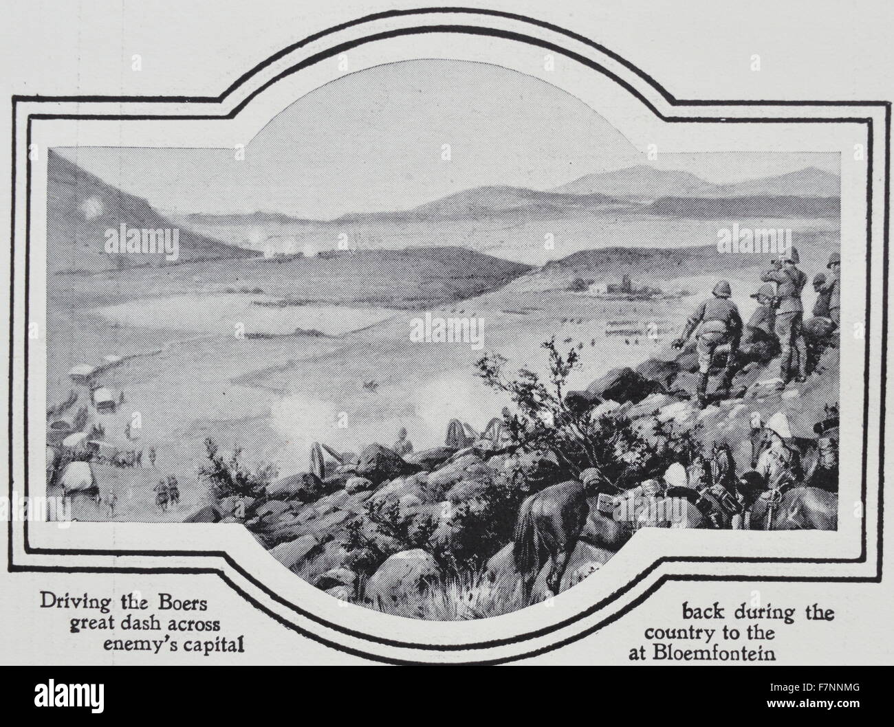 British observers during the Boer War in South Africa 1901 Stock Photo ...