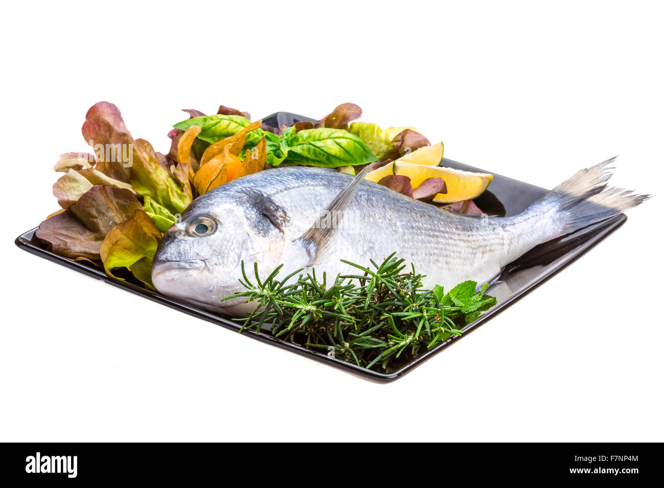 Fresh raw dorada Stock Photo - Alamy