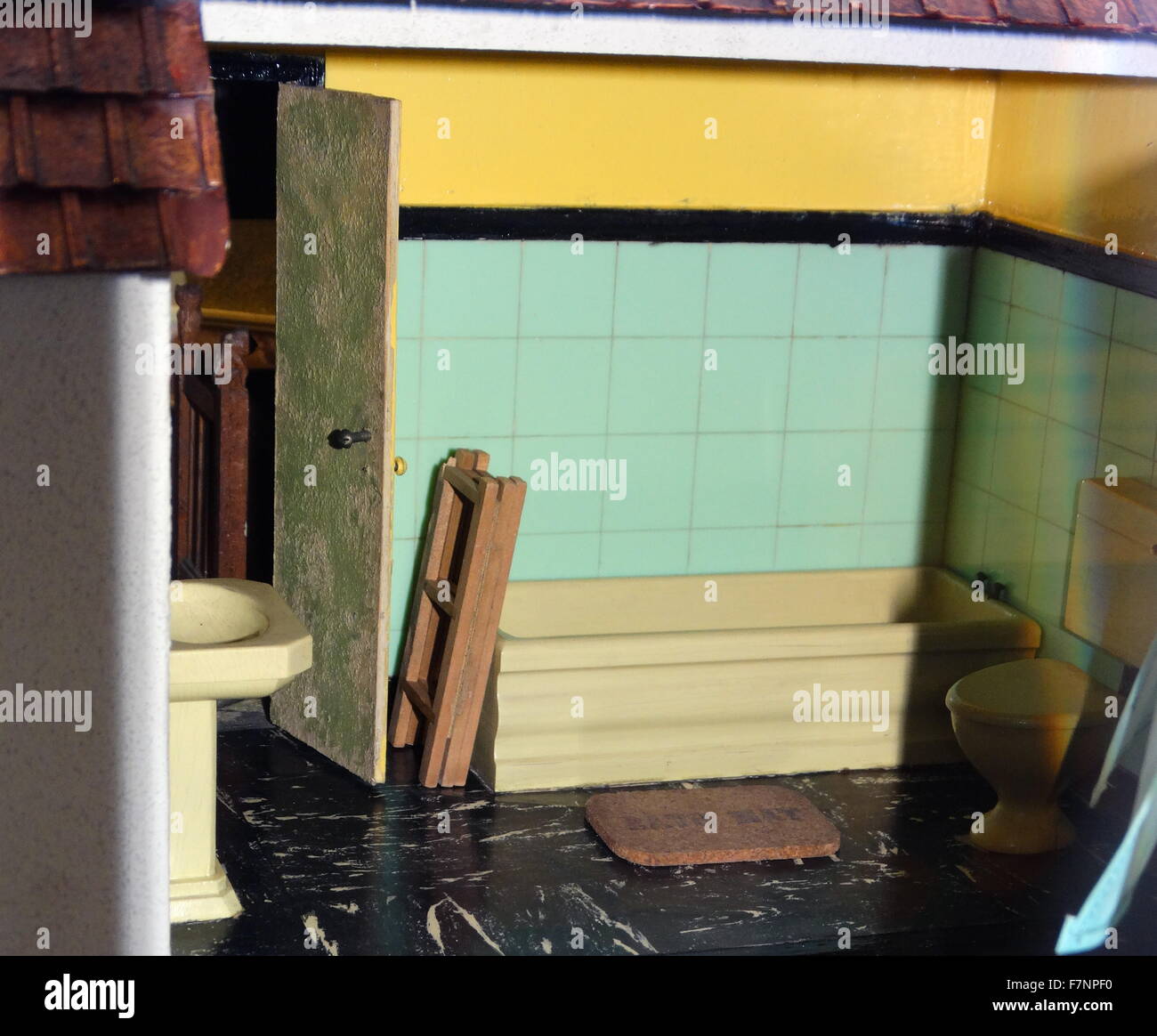 Doll's house and furniture made by Jack Restall of the Frederick ...