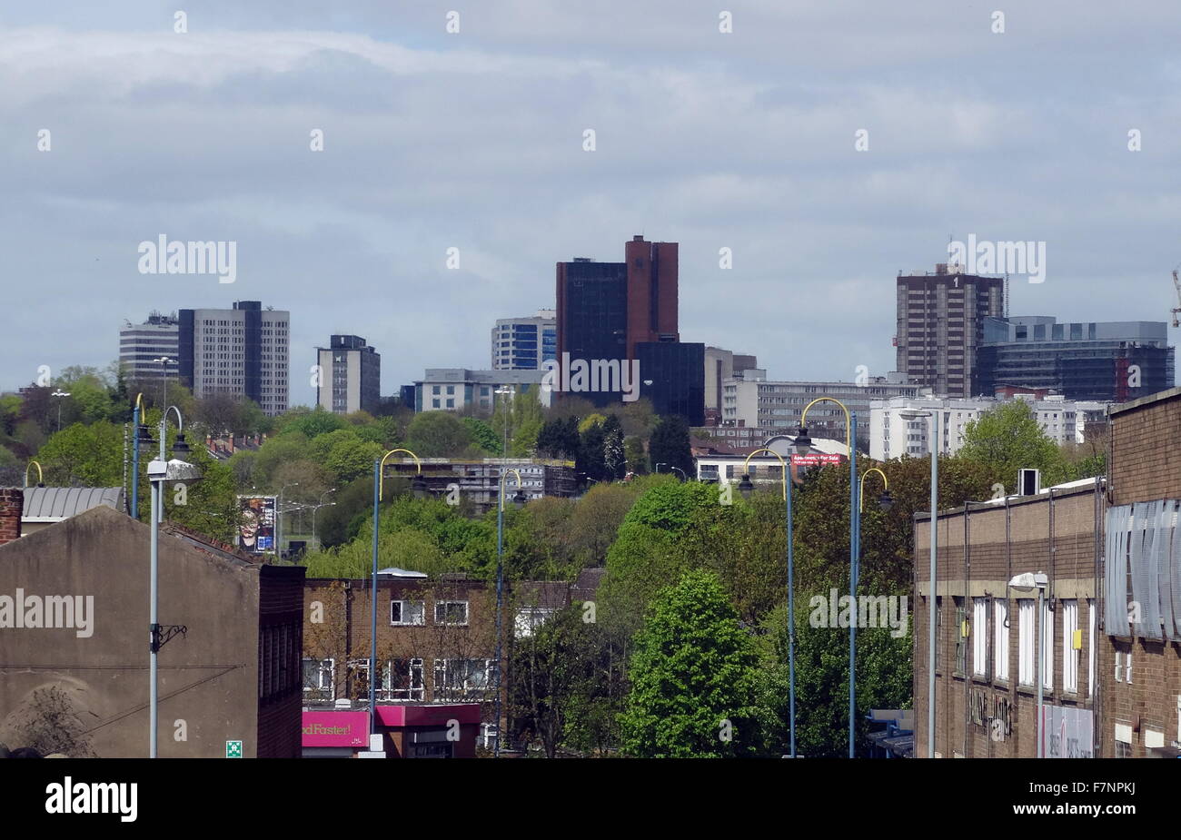 Skyline architecture highgate birmingham england united kingdom 21st ...