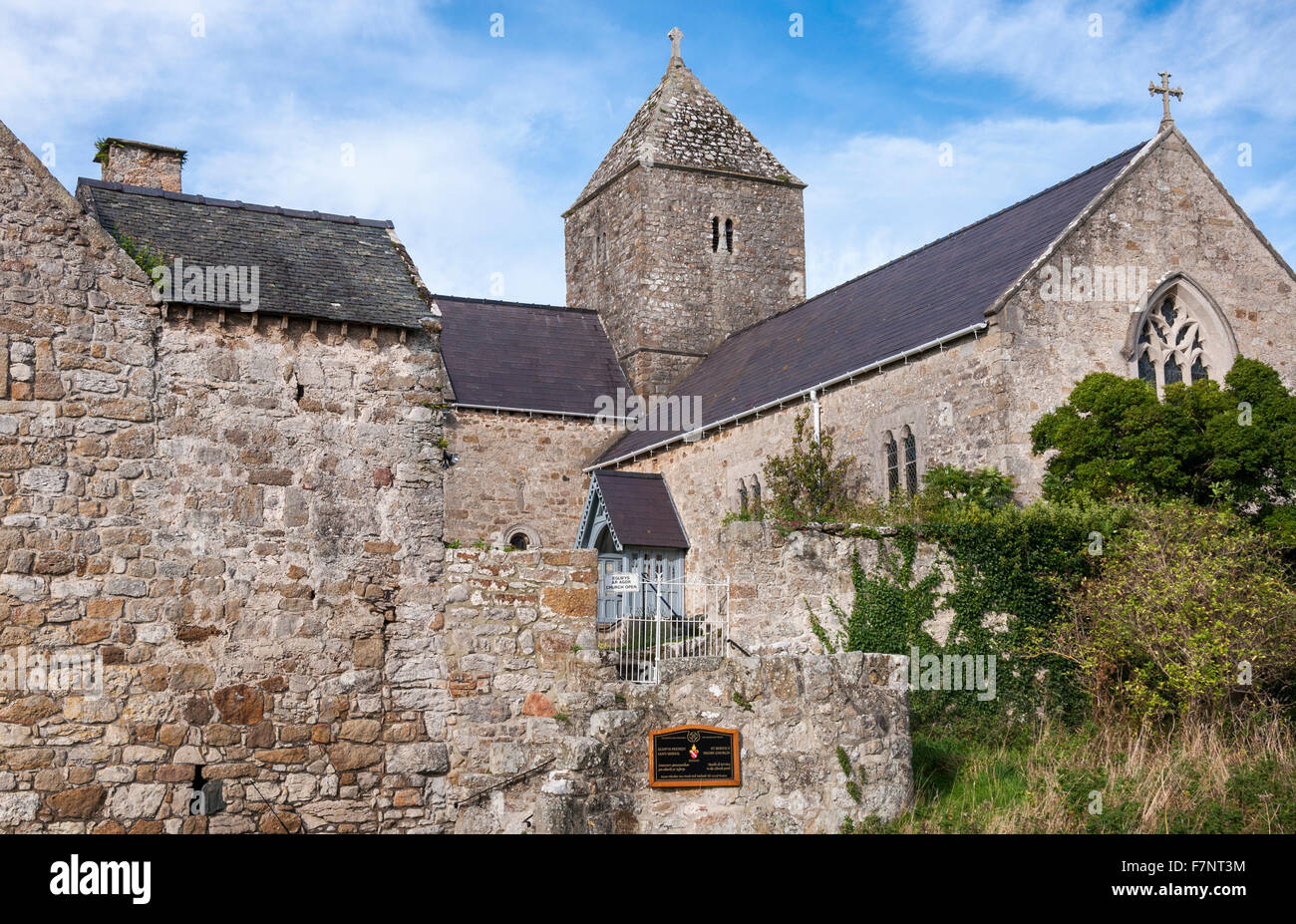 Old church at Penmon on Anglesey in North Wales Stock Photo - Alamy