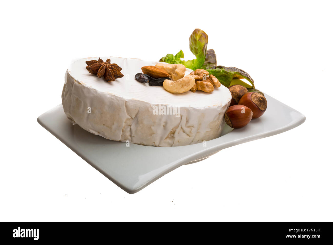 Fresh soft brie cheese Stock Photo - Alamy