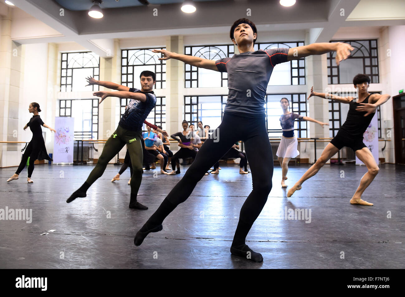 Beijing, China. 2nd Dec, 2015. Dancers of ballet performance "Four ...