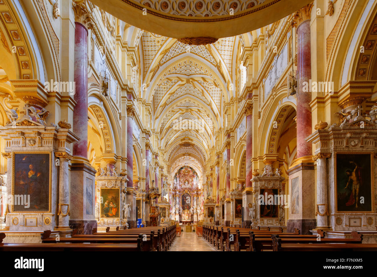 Germany, Bavaria, Steigerwald, Abbey Church Ebrach Stock Photo - Alamy
