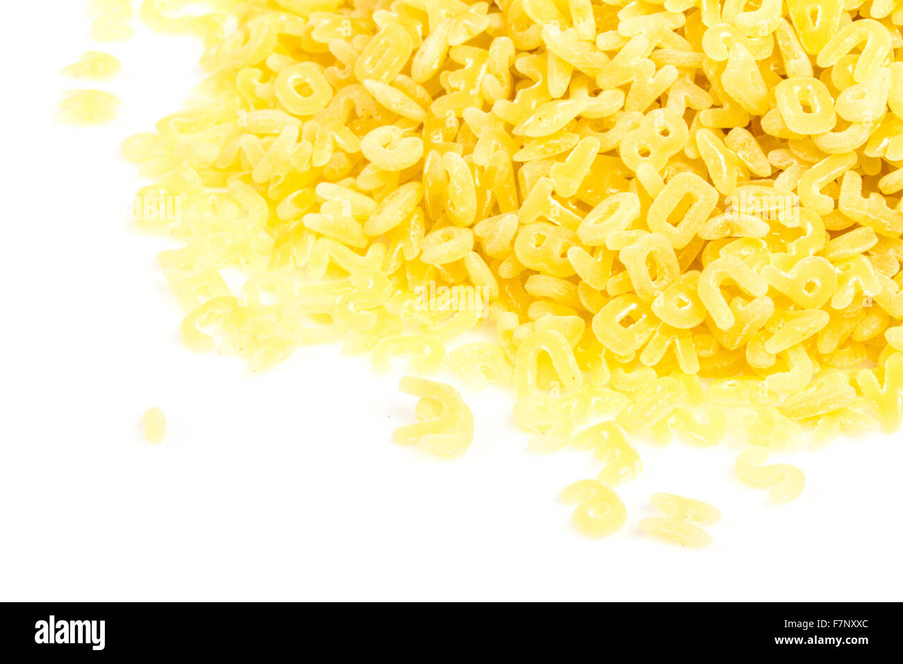 the alphabet pasta Stock Photo - Alamy