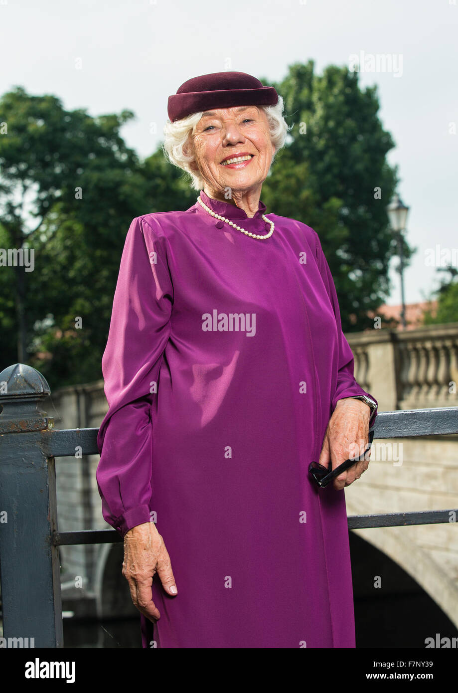 Germany, Berlin, portrait of fashionable senior woman Stock Photo - Alamy