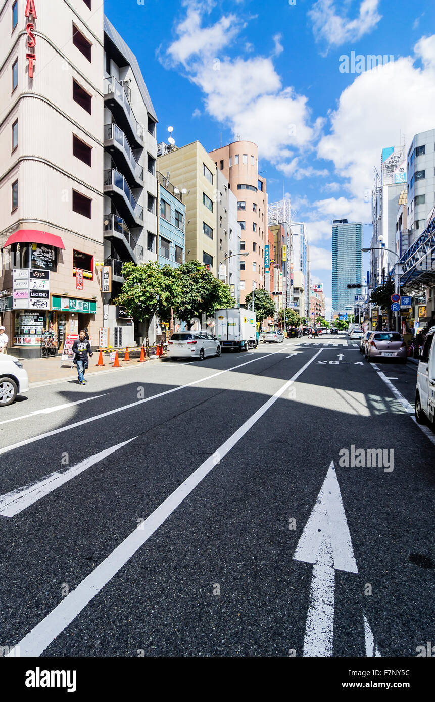 Japan, Kobe, street in downtown Stock Photo - Alamy