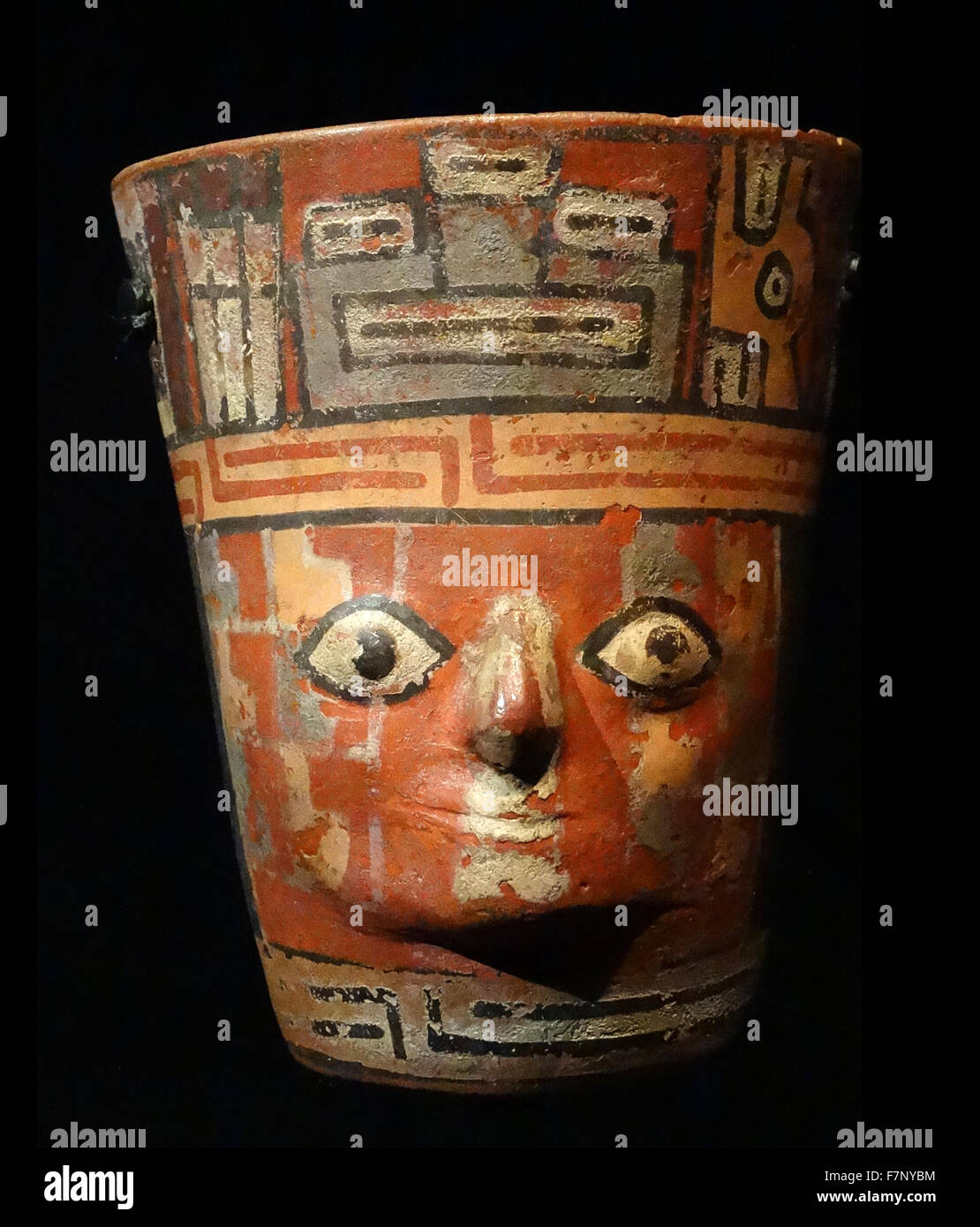 Terracotta anthropomorphic vase from Wari culture a Middle Horizon ...
