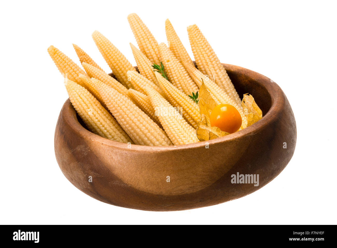 Baby corn isolated Stock Photo - Alamy