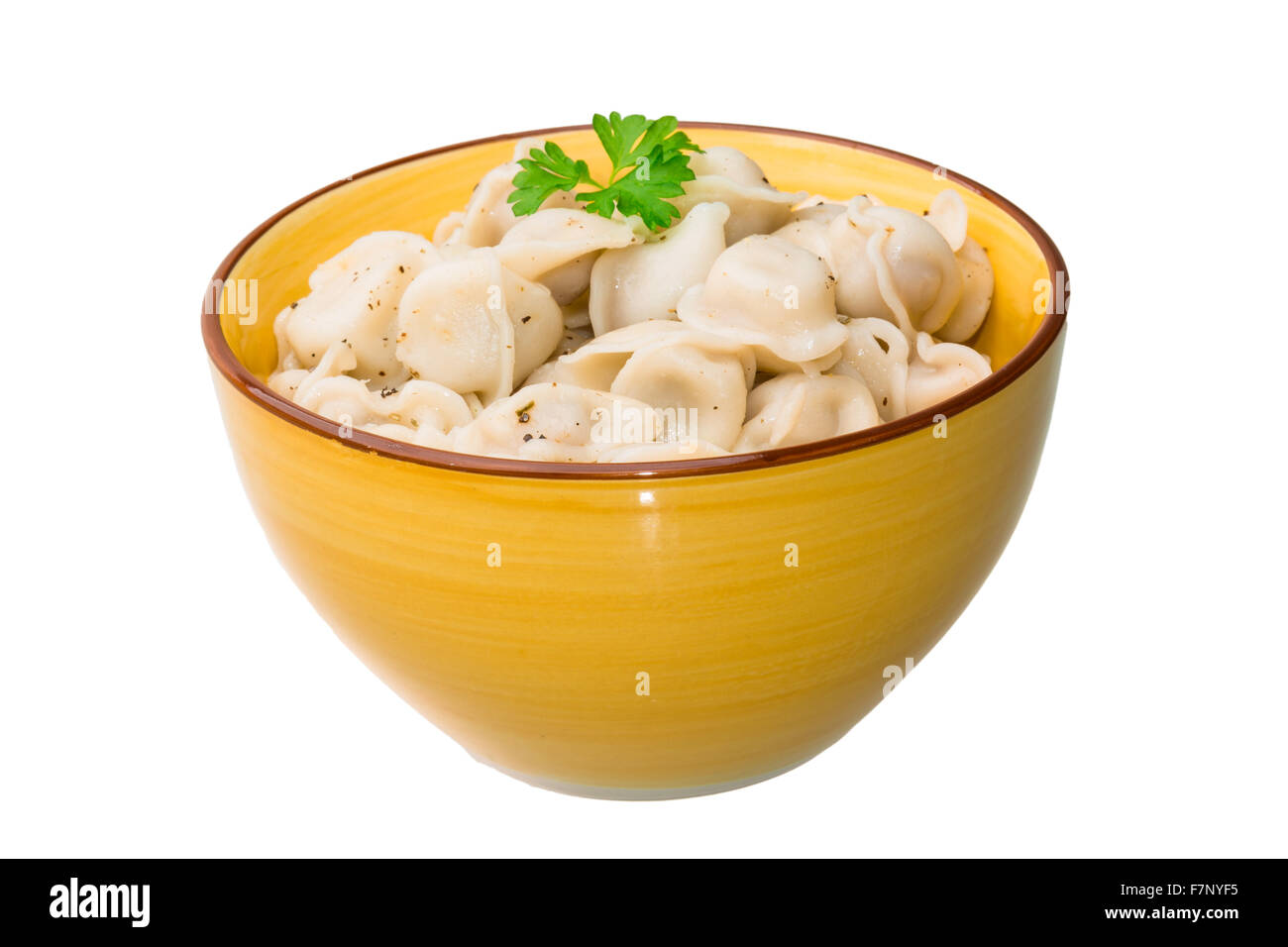 Russian dumplings with parsley Stock Photo - Alamy