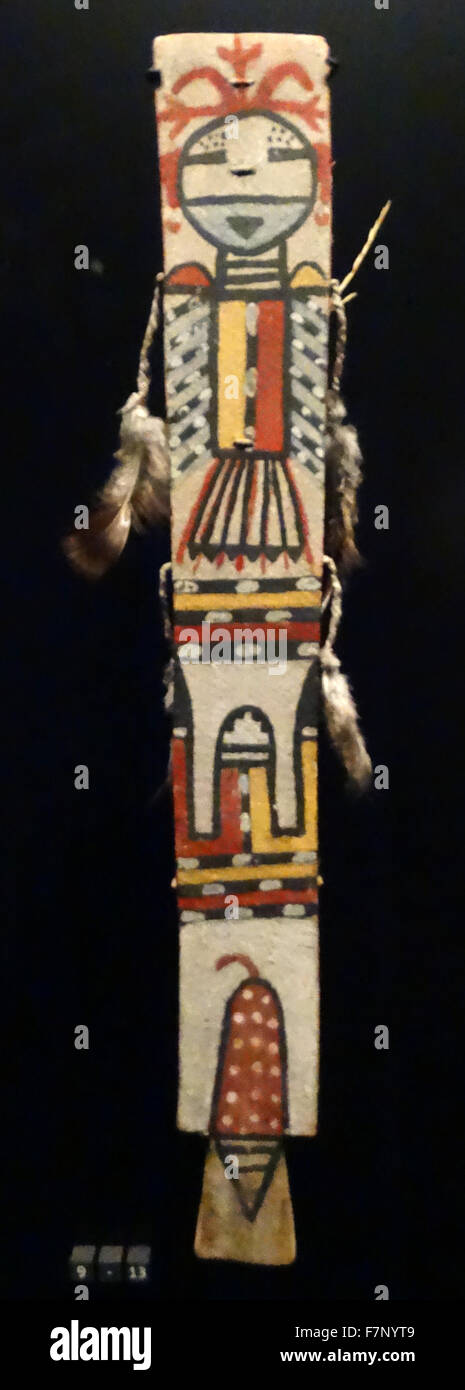 Arizonian wooden dance wands from the Hopi tribe of North America ...