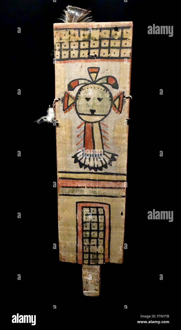 Arizonian wooden dance wands from the Hopi tribe of North America ...